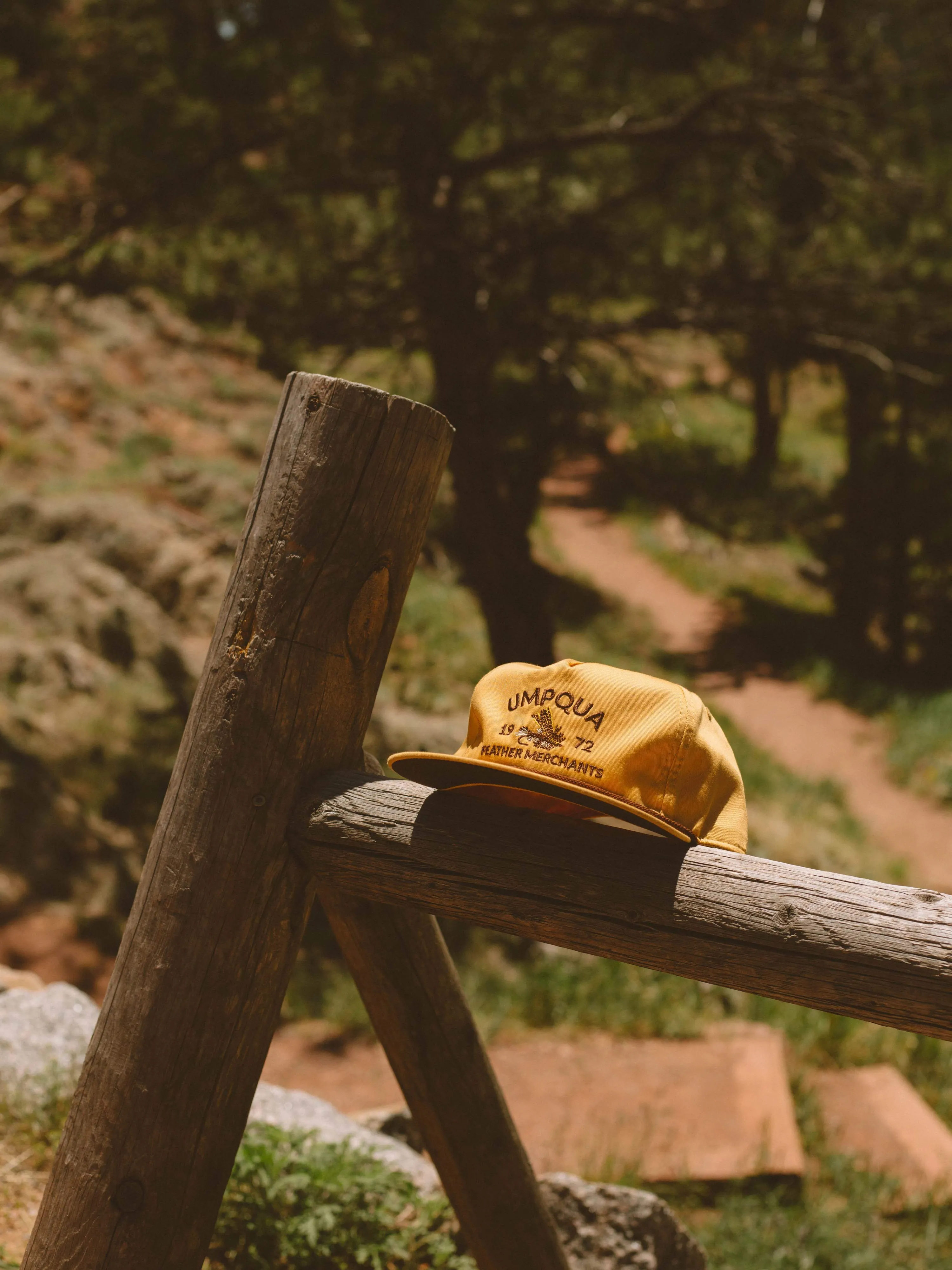 Custom 5-panel hats for Umpqua Feather Merchants | Anthem Branding