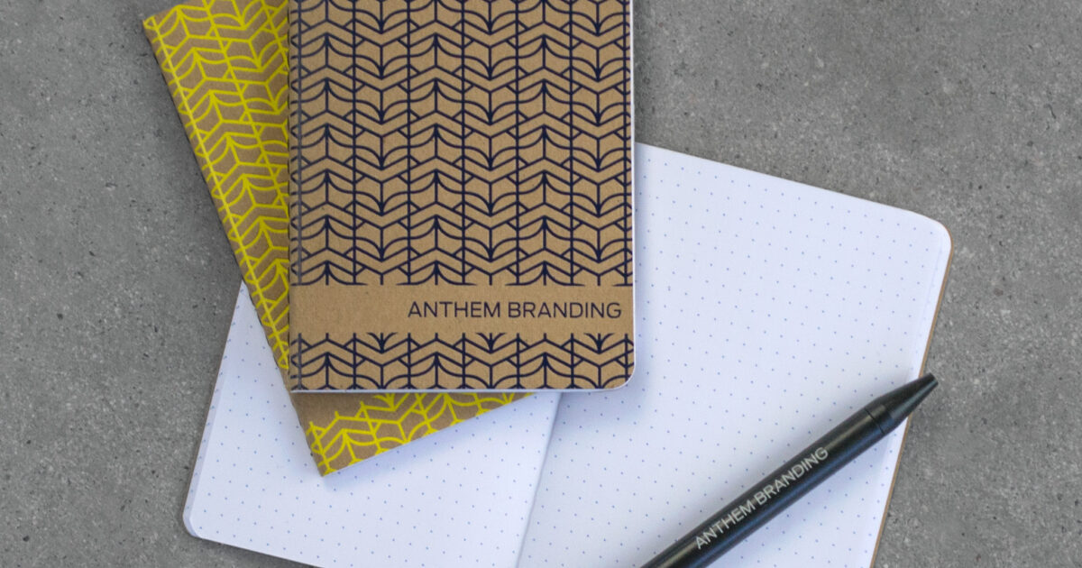 Personalized notebooks and notepads | Anthem… | Anthem Branding