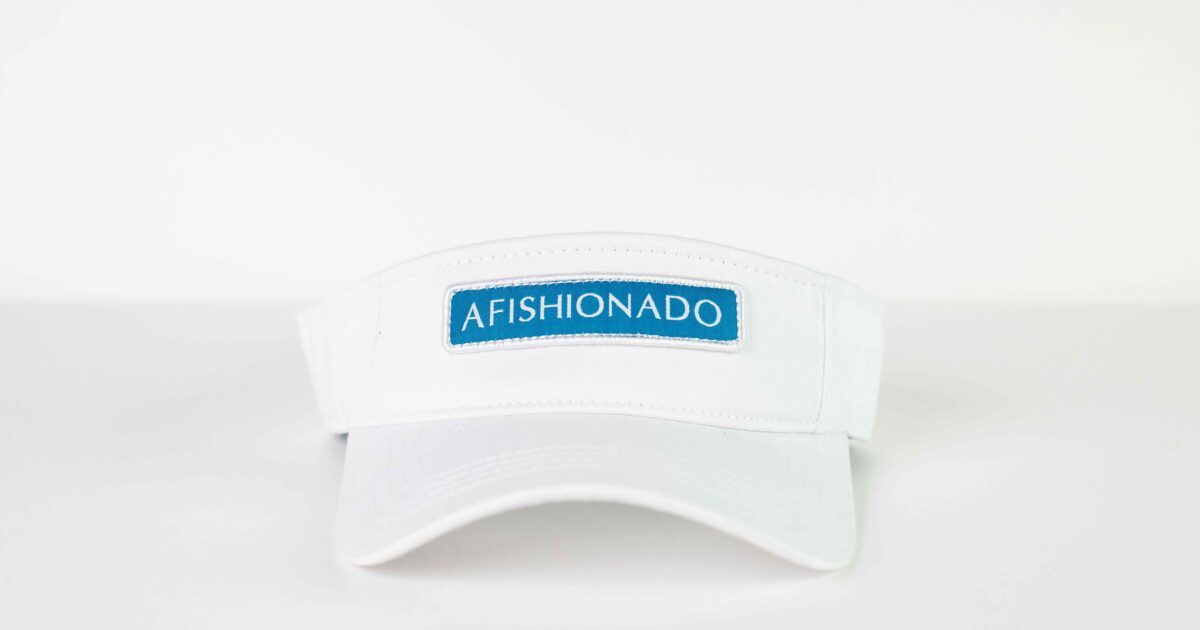 Branded visor for Afishionado | Anthem Branding