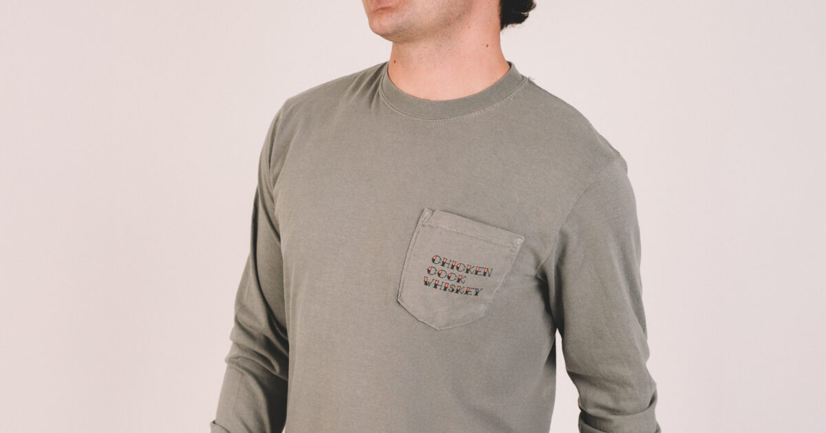 Custom long sleeve tees for Chicken Cock Whiskey | Anthem Branding