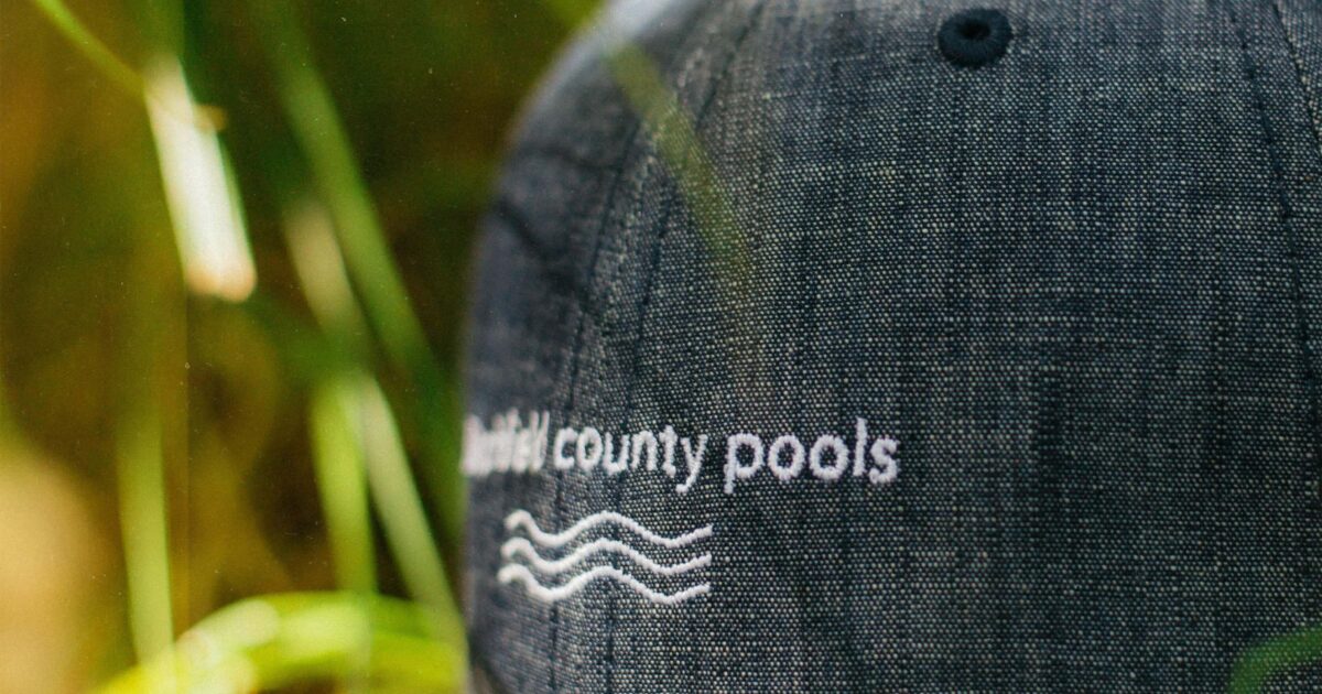 Custom hat collection for Litchfield County Pools | Anthem Branding