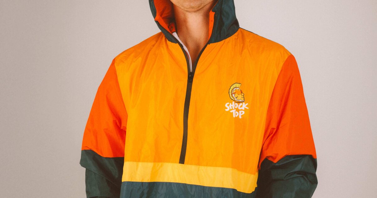 Custom windbreaker jackets for Shock Top | Anthem Branding
