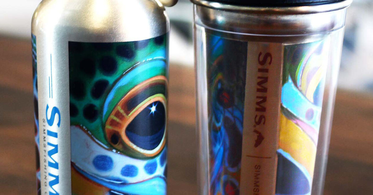 Custom merchandise for Simms Fishing | Anthem Branding