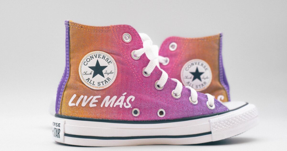 Check out the custom Converse we made for Taco Bell | Anthem Branding