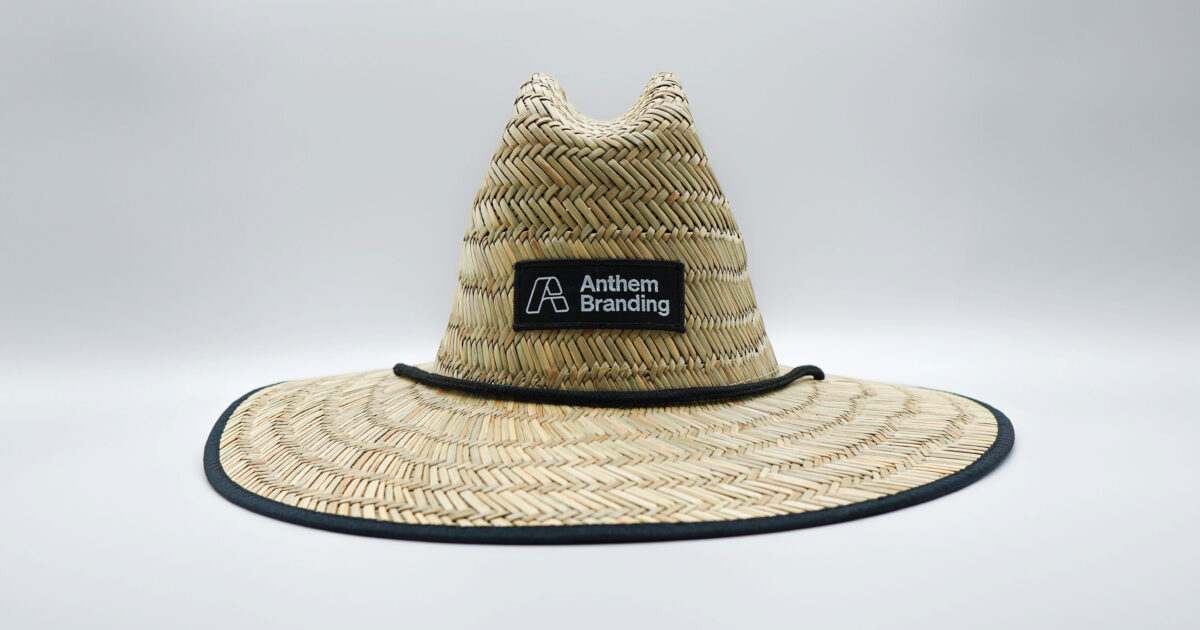 Custom Straw Hats | Straw Hats With Your Logo | Anthem Branding