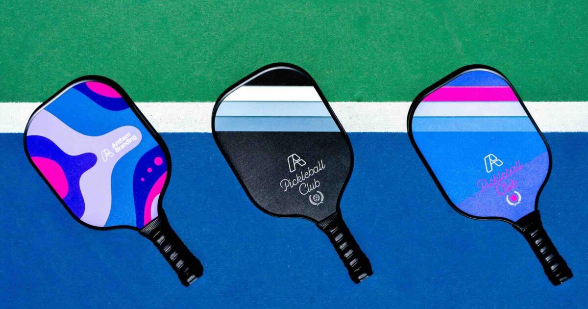 Custom pickleball paddles | Promotional pickle… | Anthem Branding